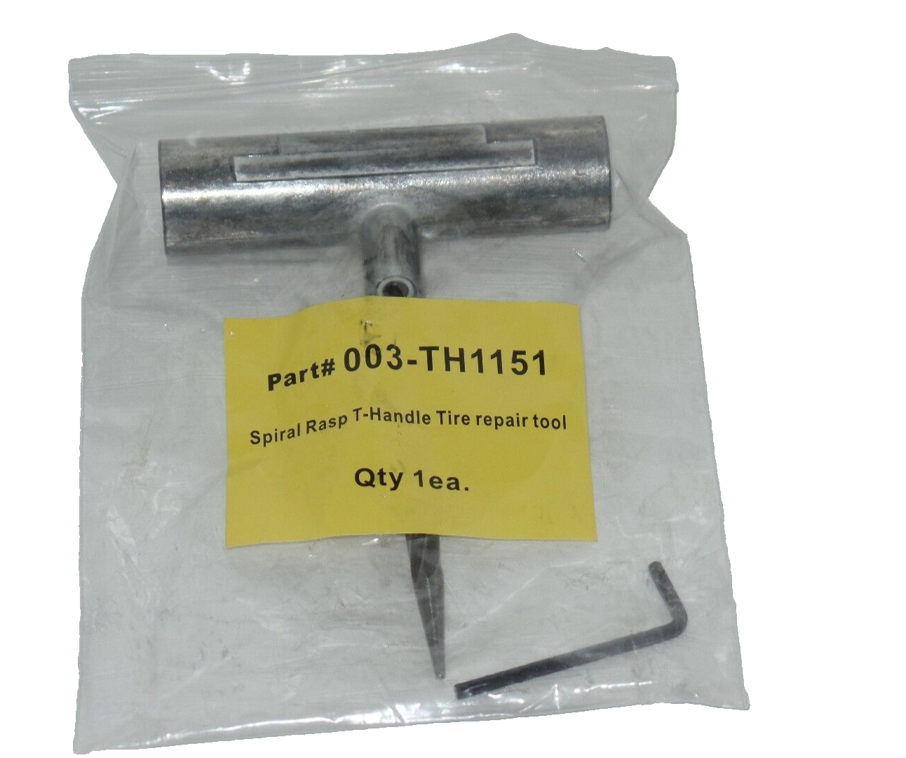 2 Kits Tire Plug Probe Tool Spiral Rasp & Split Needle T Handle ...