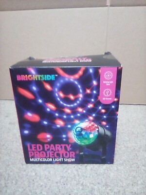 BRIGHTSIDE Red, Green, Blue LED Party Projector Multicolor Light Show ...