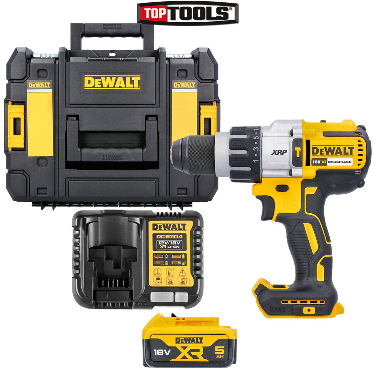 DeWalt DCD996 18v XRP Brushless Combi Drill With 1 x 5Ah Battery ...