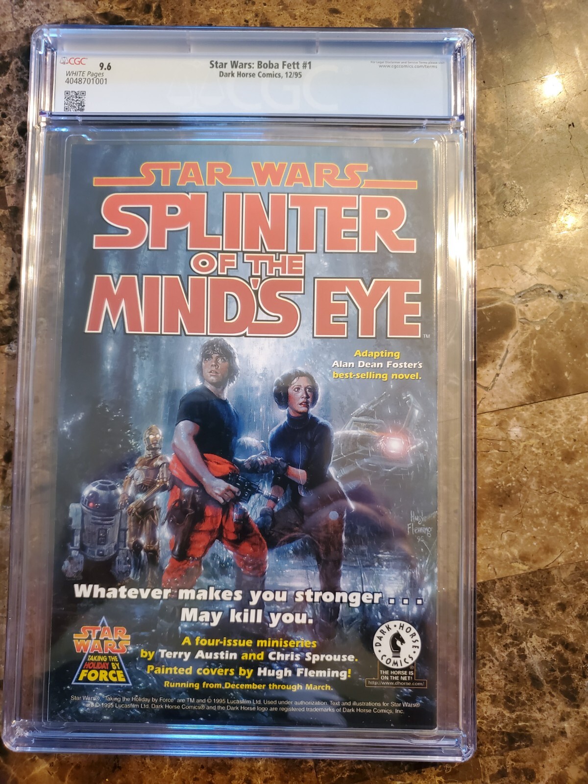 STAR WARS BOBA FETT #1 CGC 9.6 12/95 Dark Horse, Bounty on Bar-Kooda ...