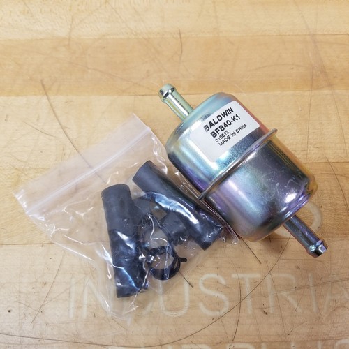 Baldwin BF840-K1 In-Line Fuel Filter, 5/16 In/Out - NEW | eBay