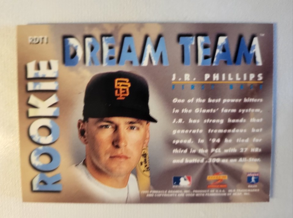 1995 Score Rookie Dream Team J.R. Phillips Baseball Card - Giants | eBay