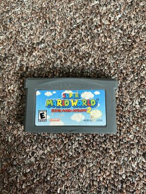 Super Mario World: Super Mario Advance 2 GBA Nintendo Game Boy Advance ...