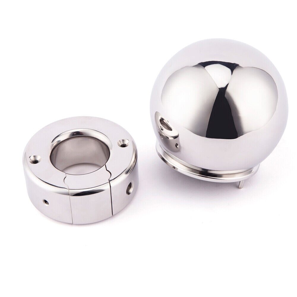 Heavy Duty Stainless Steel Ball Stretcher Metal Scrotum Pendant ...