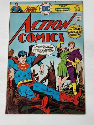 Action Comics 451 Superman Green Arrow Black Canary DC Comics Bronze ...