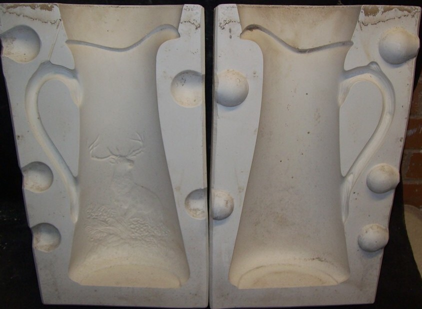 Ceramic Mold Molds EMBOSSED DEER PITCHER Kentucky 141 | eBay
