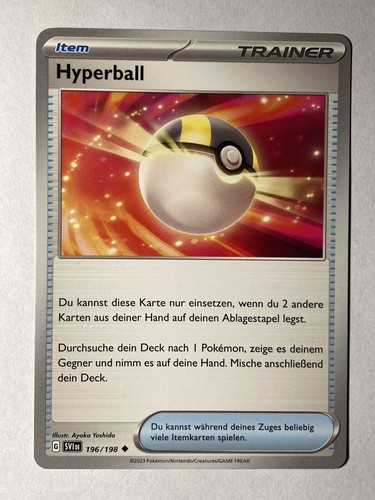 Hyperball 196/198 Karmesin und Purpur Pokemon Karte Deutsch | eBay.de