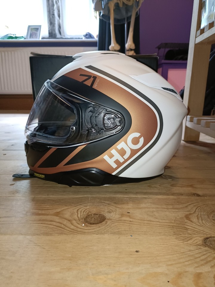 HJC Rpha 71 Maps Ece-22.06 Full Face Motorcycle Helmet Gold/Brown | eBay UK