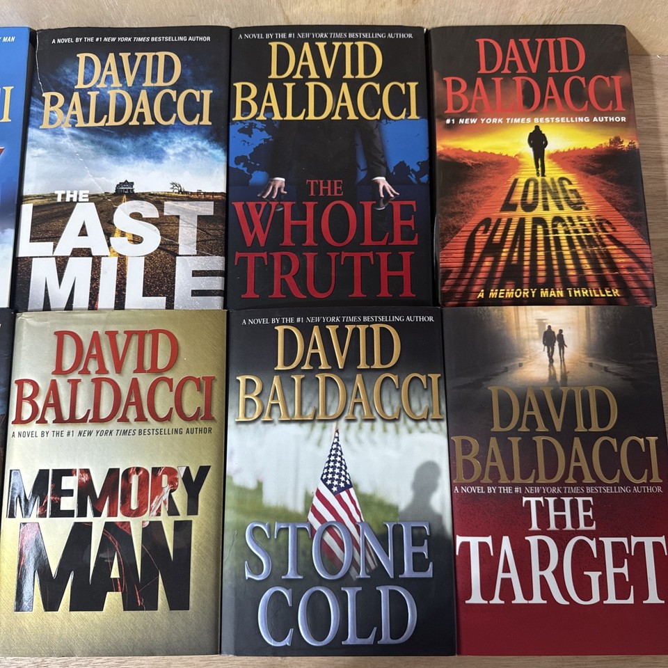 David Baldacci Books Hardcover Lot Of 8 | eBay
