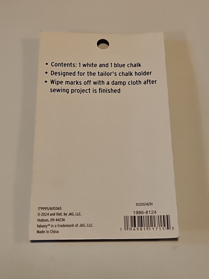 2024 Fabany Tailors Chalk 1986-8124 2Pc Blue / White | eBay