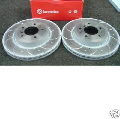 BMW 325 E46 BREMBO DRILLED GROOVED BRAKE DISC 300mm | eBay UK