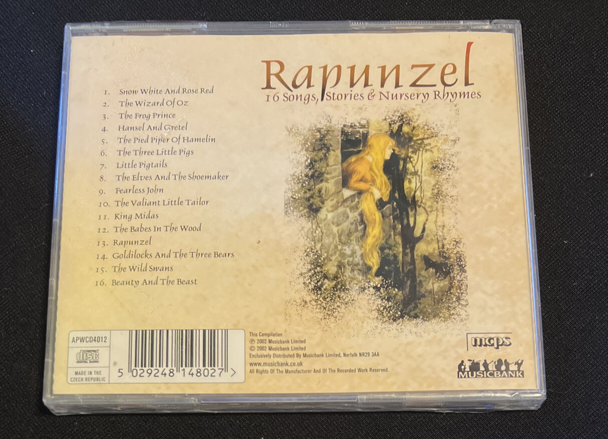 Rapunzel Songs Stories Nursery Rhymes CD Greatest Children's Hits 2002 ...