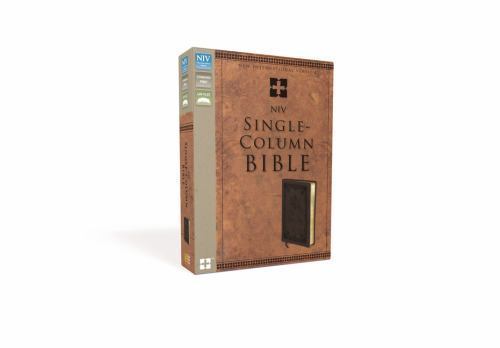 NIV Single-Column Bible by Zondervan Staff (2012, Leather) for sale ...