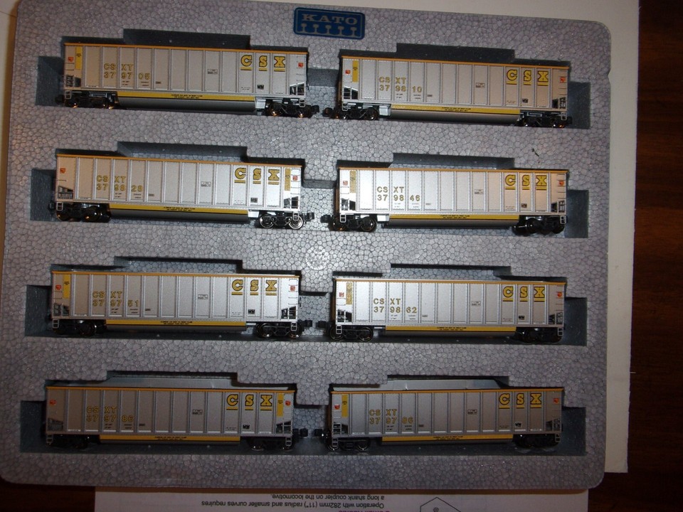 N SCALE KATO/106-4602 CSXT BETHGON COALPORTER 8-CAR SET | eBay