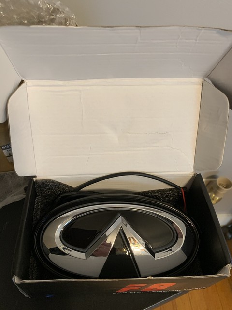 Q50 Infiniti Illuminated LED Grille Emblem Badge 2018 Color Changing ...