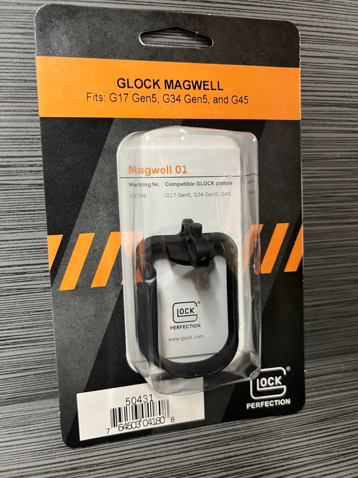 Glock Modular Magwell For Glock G17 Gen5, G34 Gen5, G45 - 50431 Polymer ...