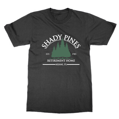 Shady Pines Retirement Home t-shirt funny golden girls nerd top tee ...