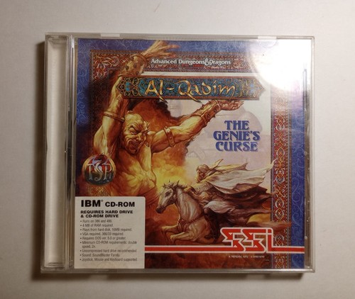 Al-Qadim The Genie’s Curse IBM CD-ROM SSI Advanced Dungeons & Dragons D ...