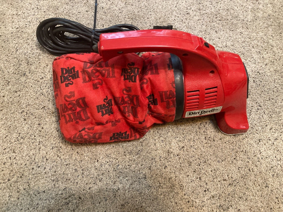 Dirt Devil Model 08130 Red Hand Held Vacuum Cleaner Red. Tested | eBay