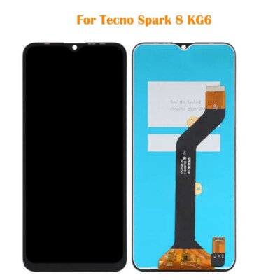 For Tecno Spark 8 KG6 KG6k LCD Display Touch Screen Digitizer Assembly ...