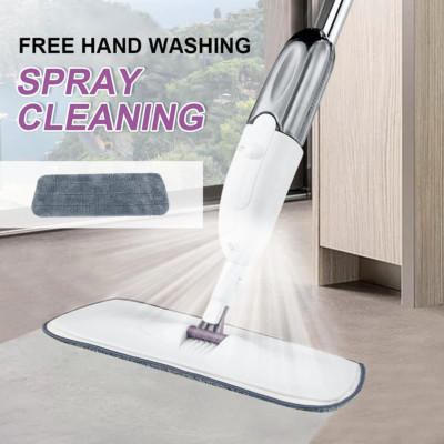 Spray Mop Microfibre Water Spraying Floor Cleaner Kitchen Tile Cleaning ...