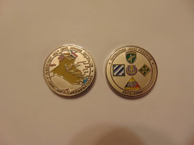 CHALLENGE COIN 490TH CIVIL AFFAIRS BATTALION OPERATION IRAQI FREEDOM ...