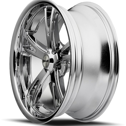 (Set of 4) Staggered-Ridler 606 18x8,18x9 5x4.75" +0mm Chrome Wheels ...