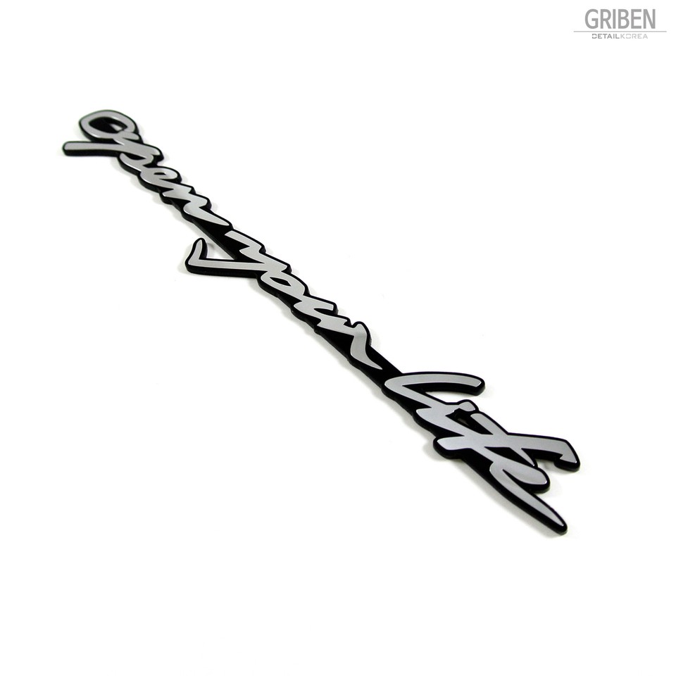 Griben Car Emblem Metal Sticker Chrome Slogan Badge 70238 8809558121104 ...