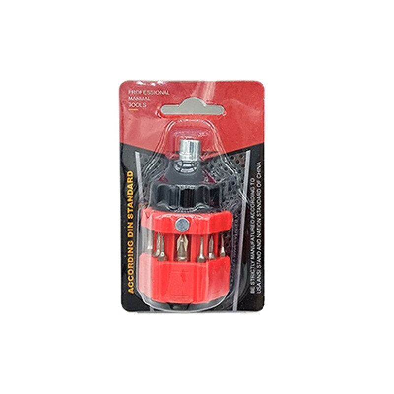 Portable Screwdriver Set Combination Tip Driver Multi Bits Chrome ...