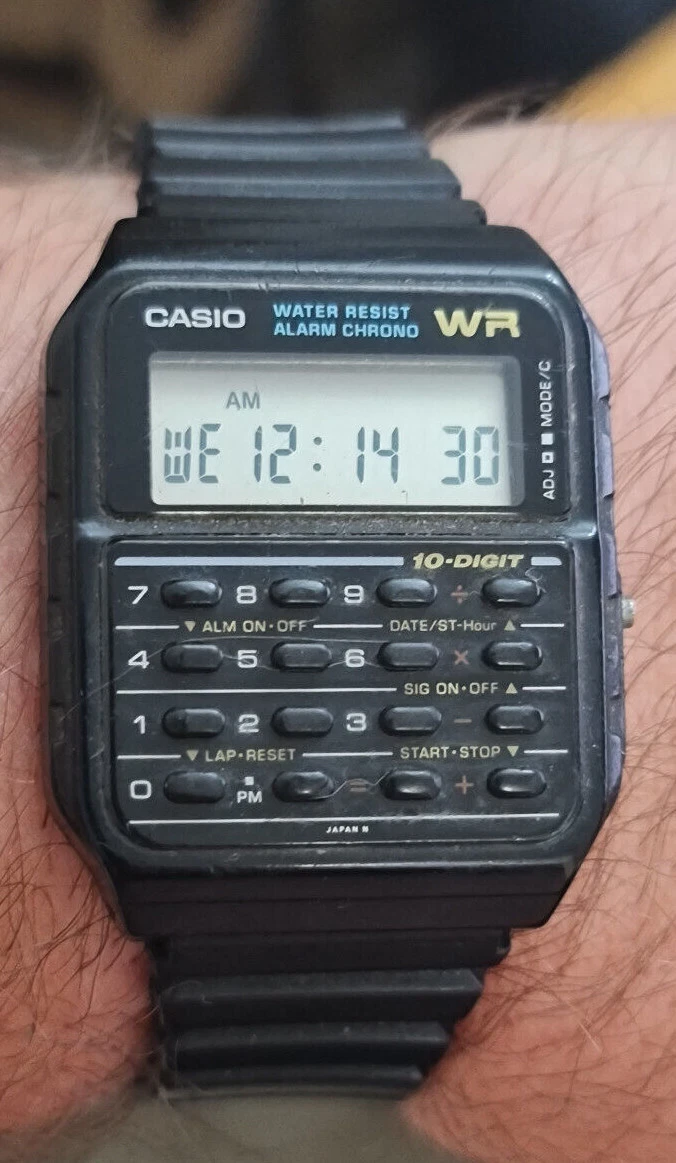 Vintage Casio Calculator Watch