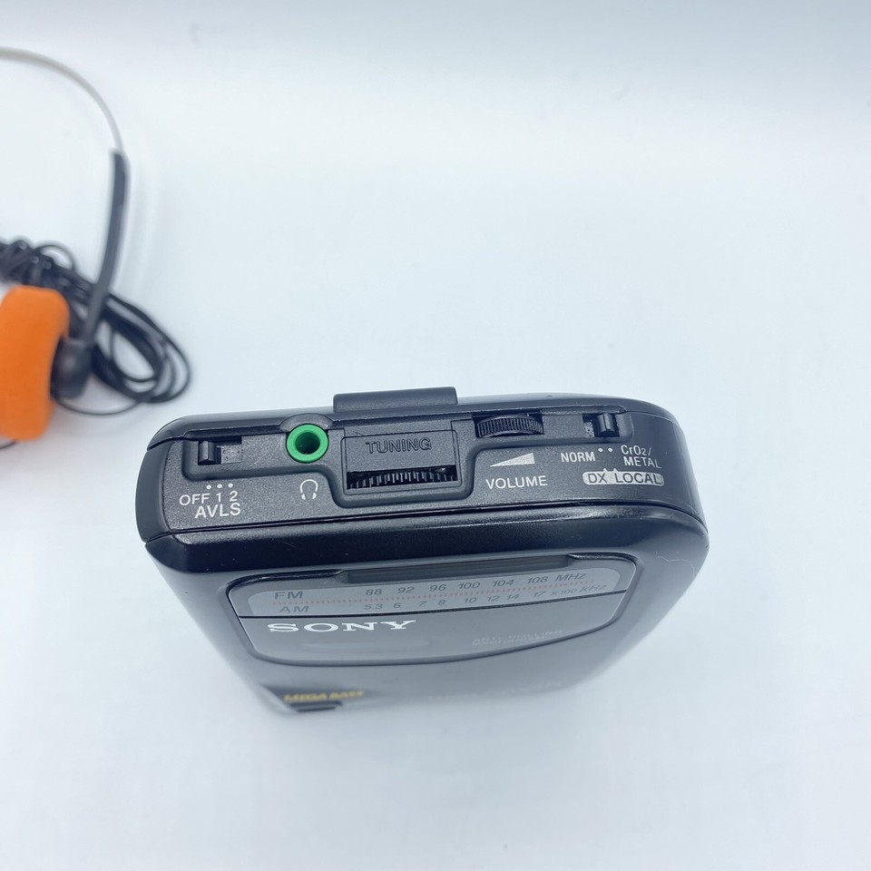 ⭐ Sony Walkman WM-FX103 AM/FM Cassette Player ~ New Belts ...
