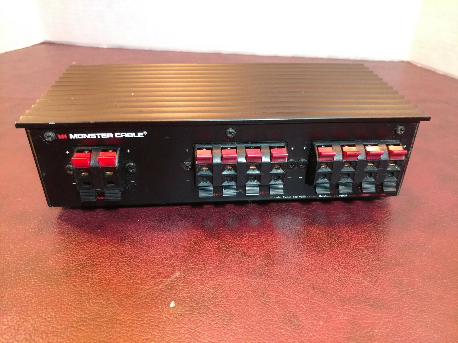 Monster Cable 4-Way Speaker Selector with Amplifier Protection | eBay