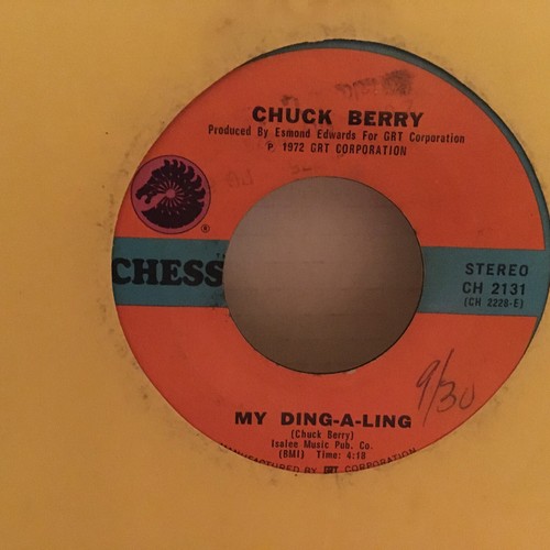 CHUCK BERRY 7" VINYL SINGLE , JOHNNY B GOODE / MY DING - A - LING | eBay