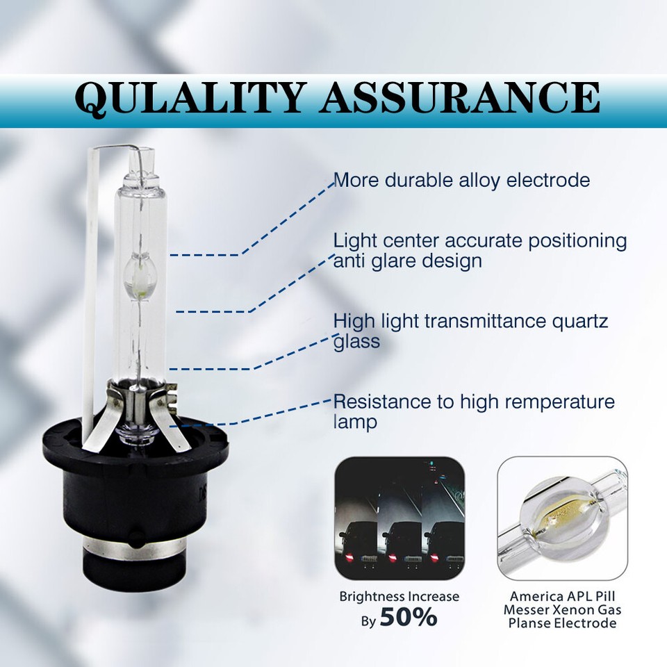 D4R HID Bulb Headlight Xenon 6000K #90981-20029 For Toyota Prius 2006 ...