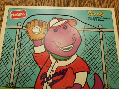Playskool Barney Play Ball with Barney 328 - 02 Puzzle | eBay