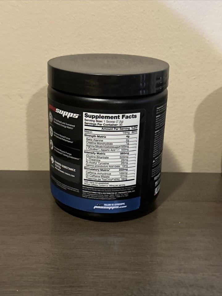 Mr. Hyde Signature Pre-Workout, Blue Razz Popsicle, 30 Servings - 05/25 ...