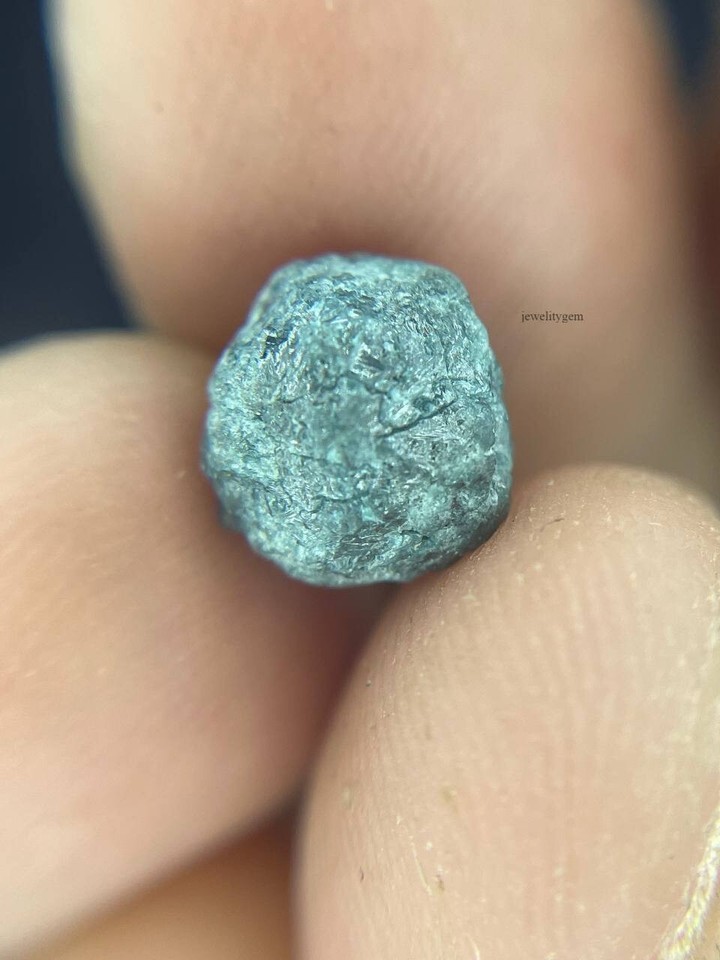 2.00 Carat Natural Diamond Blue Color Rough Diamond Uncut Raw Loose ...