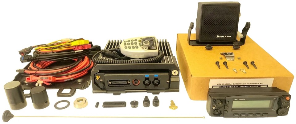 Motorola APX 7500 Multi-Band Mobile Radio VHF 7/800MHz 110W Remote ...
