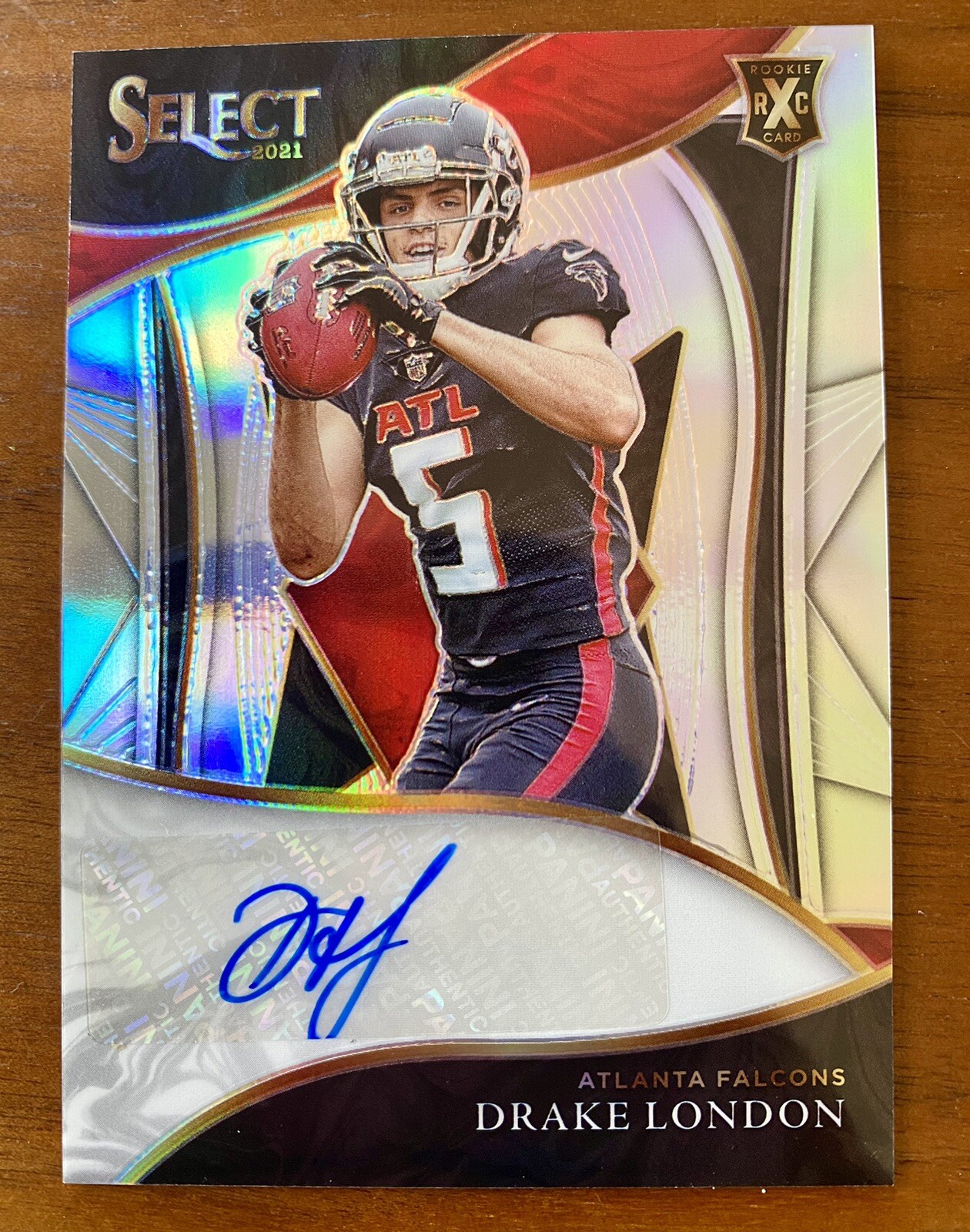 2021 Panini Select Drake London XRC Prizm Auto 34/99 SSP RC 🔥🔥🔥 | eBay