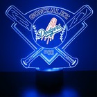 Los Angeles Dodgers Light, Personalized FREE, Baseball LED Sports Fan ...