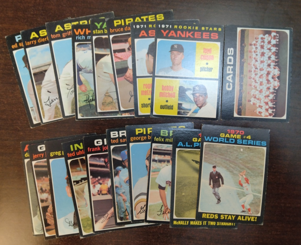 LOT of 800 Vintage Baseball Cards 1960 1968 1970 1973 1975 TOPPS LOW ...