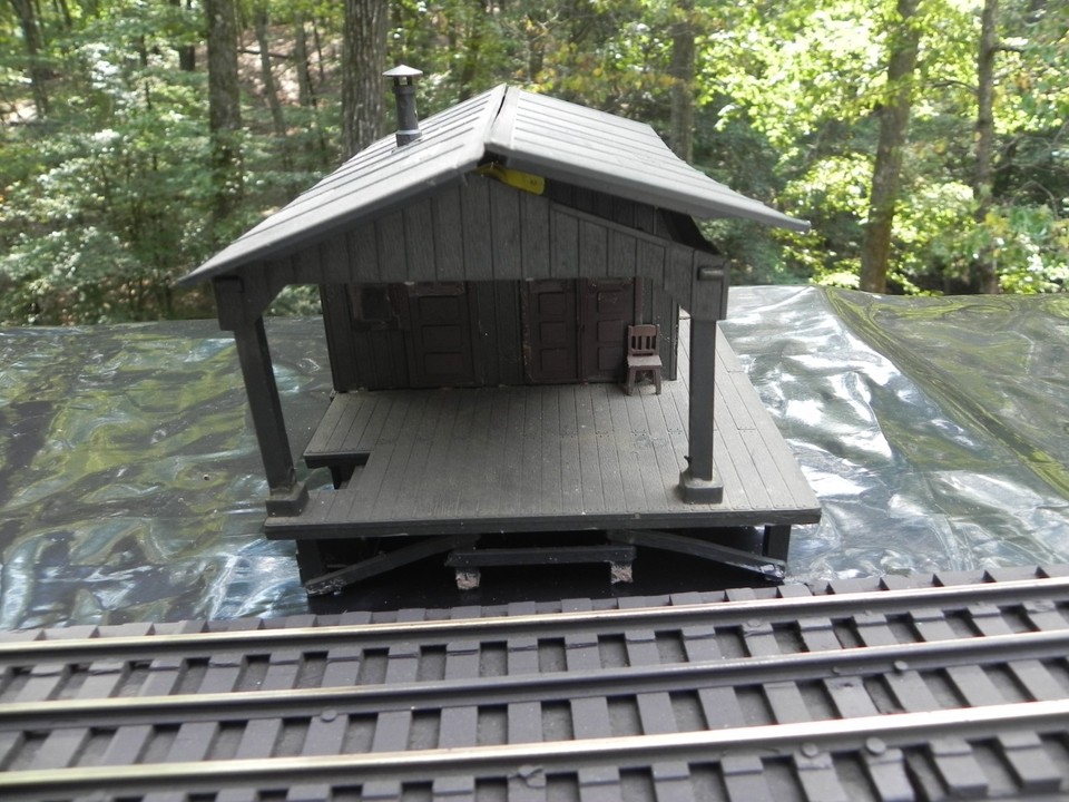 O GAUGE 48045 Train Depot Backwoods Shed Building 8” x 5.5” Lionel | eBay
