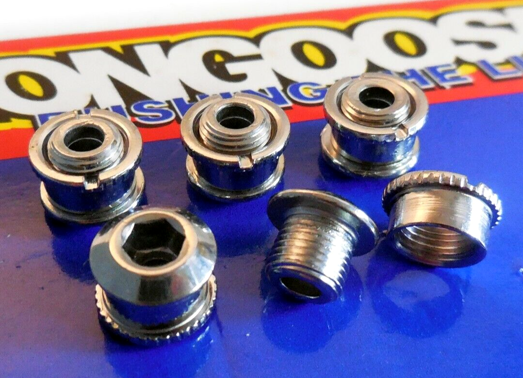 Set of 20 MONGOOSE BMX Cromoly Chainring Bolts 5mm Hexbolt Design ...