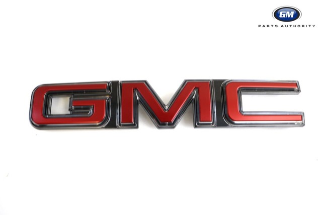 Genuine GM Exterior Emblem Illuminated GMC Red 84741557 for sale online ...