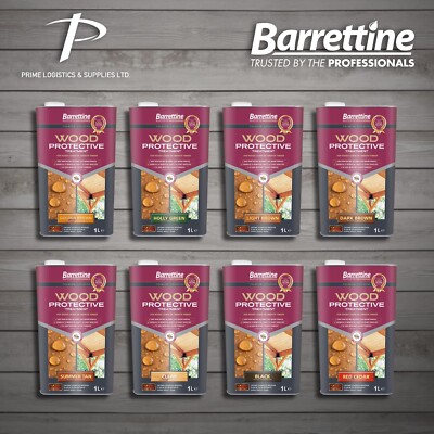 Barrettine Wood Protective Treatment 1L - All Colours & Clear | eBay UK