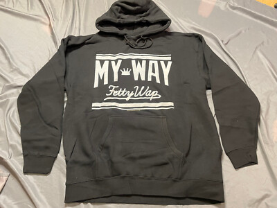 Official Fetty Wap My Way XL Hooded Sweatshirt Hoody Rap Hip Hop trap ...