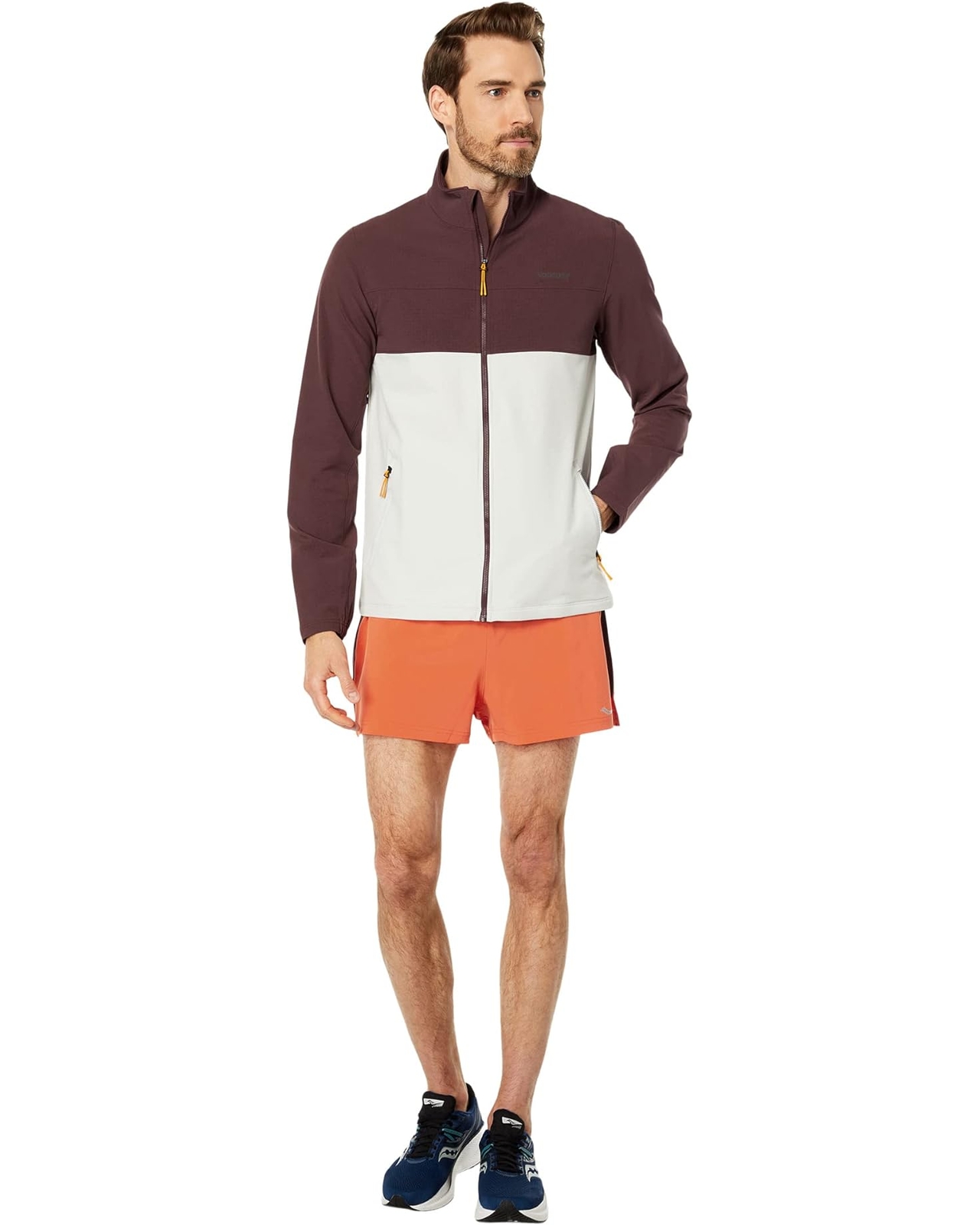 Saucony Men Bluster Jacket Stone XXL Apparel for sale online | eBay