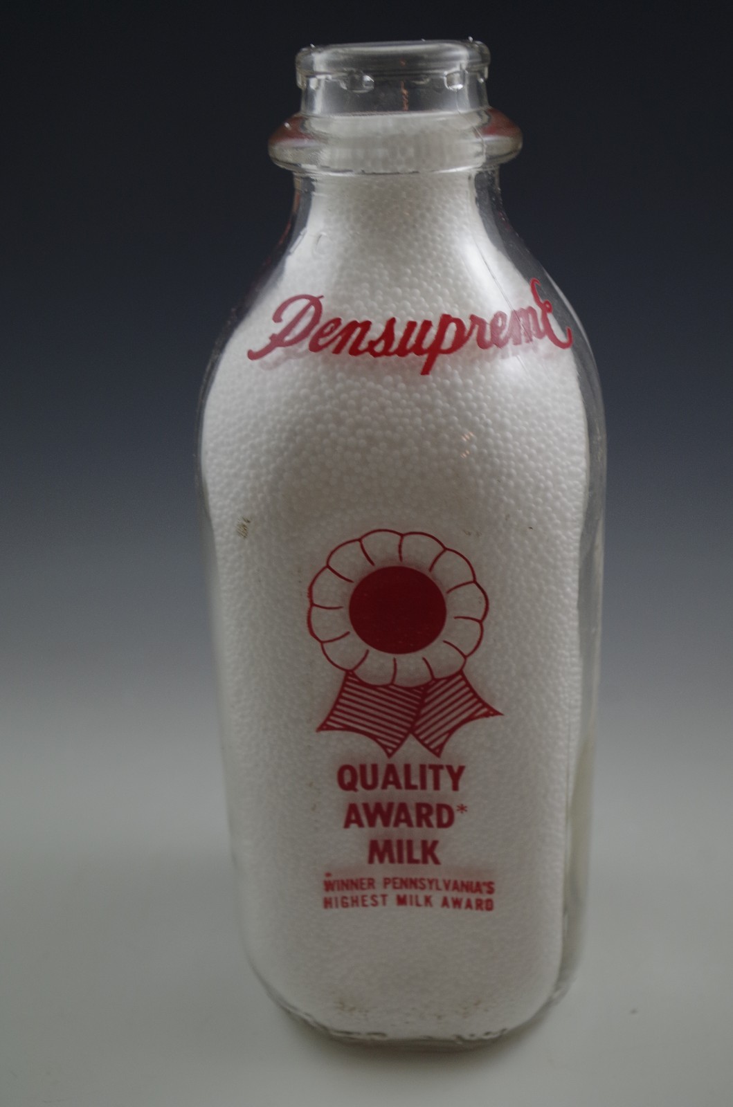 PENSUPREME DAIRIES MILK BOTTLE LANCASTER PENNSYLVANIA PA.1 QUART | eBay