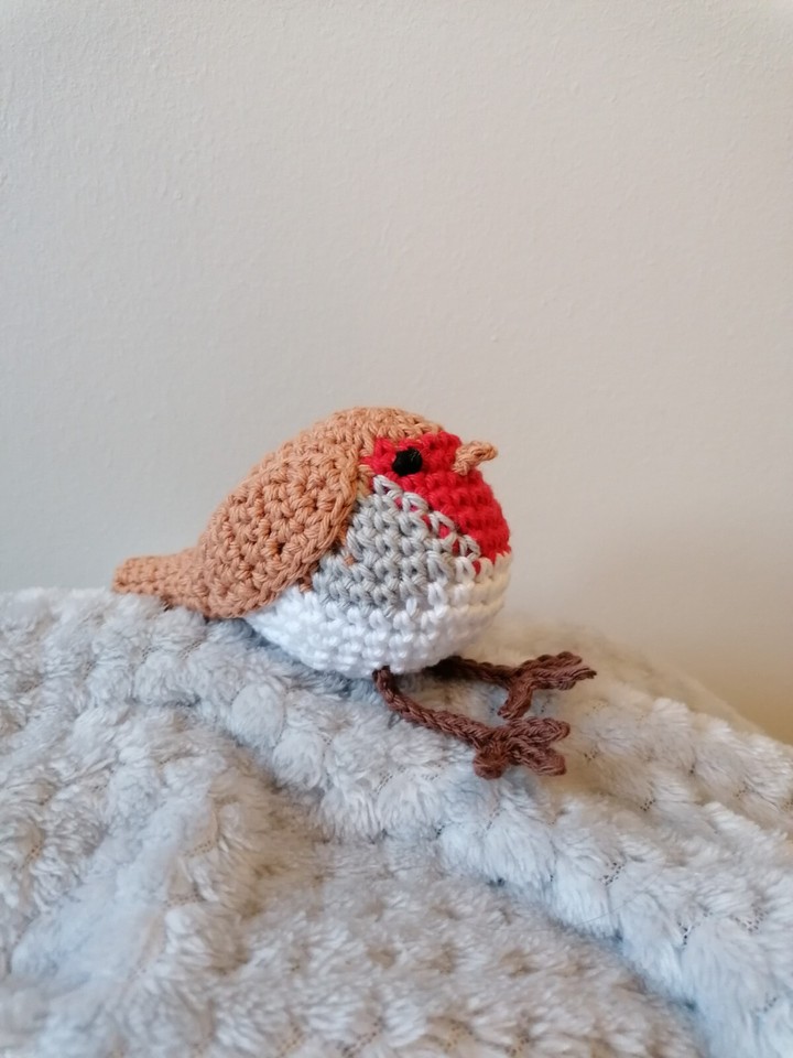 Robin - Robin Handmade - Robin Decoration - Crochet Amigurumi Robin ...
