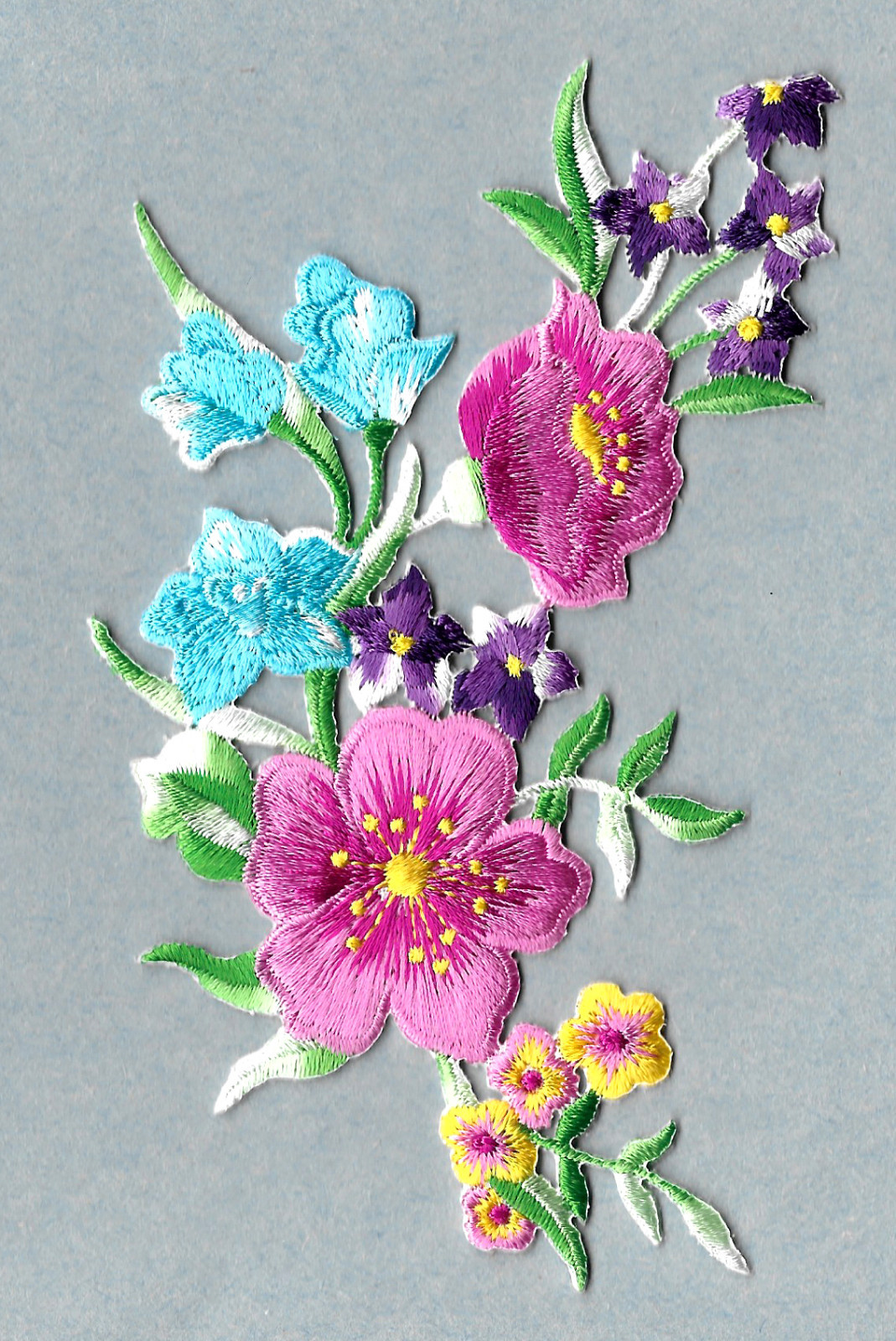 Flowers - Spring - Multi Group - Embroidered Iron On Applique Patch ...